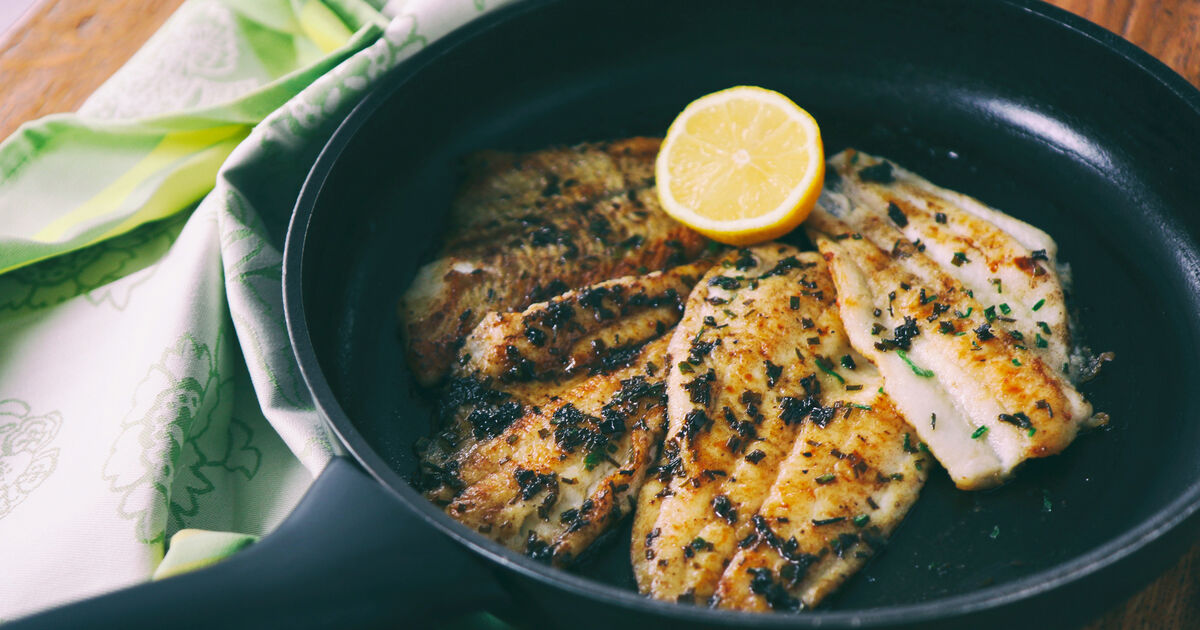 Pan-fried Sole with lemon caper butter