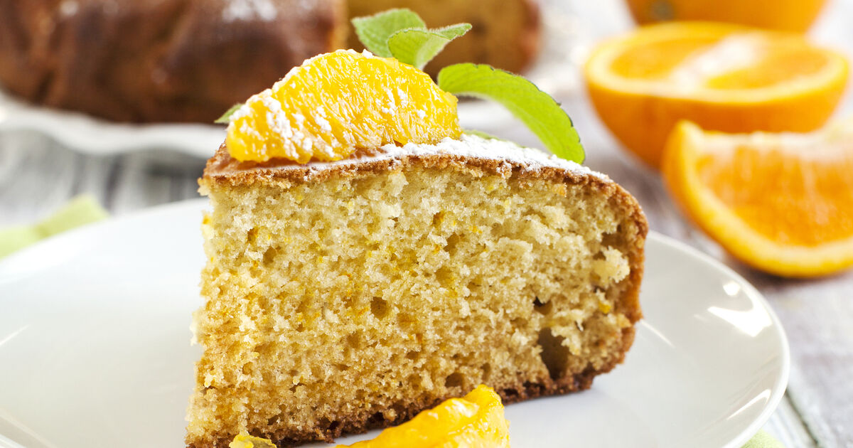 Orange butter sponge