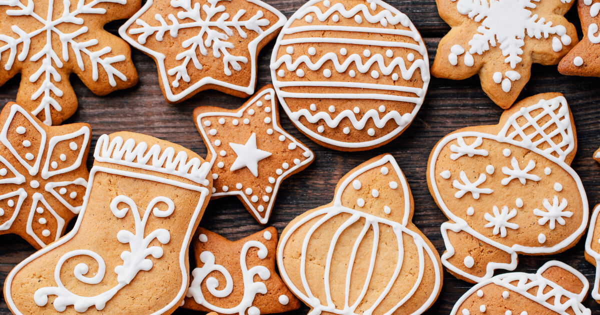 Gingersnap Christmas cookies