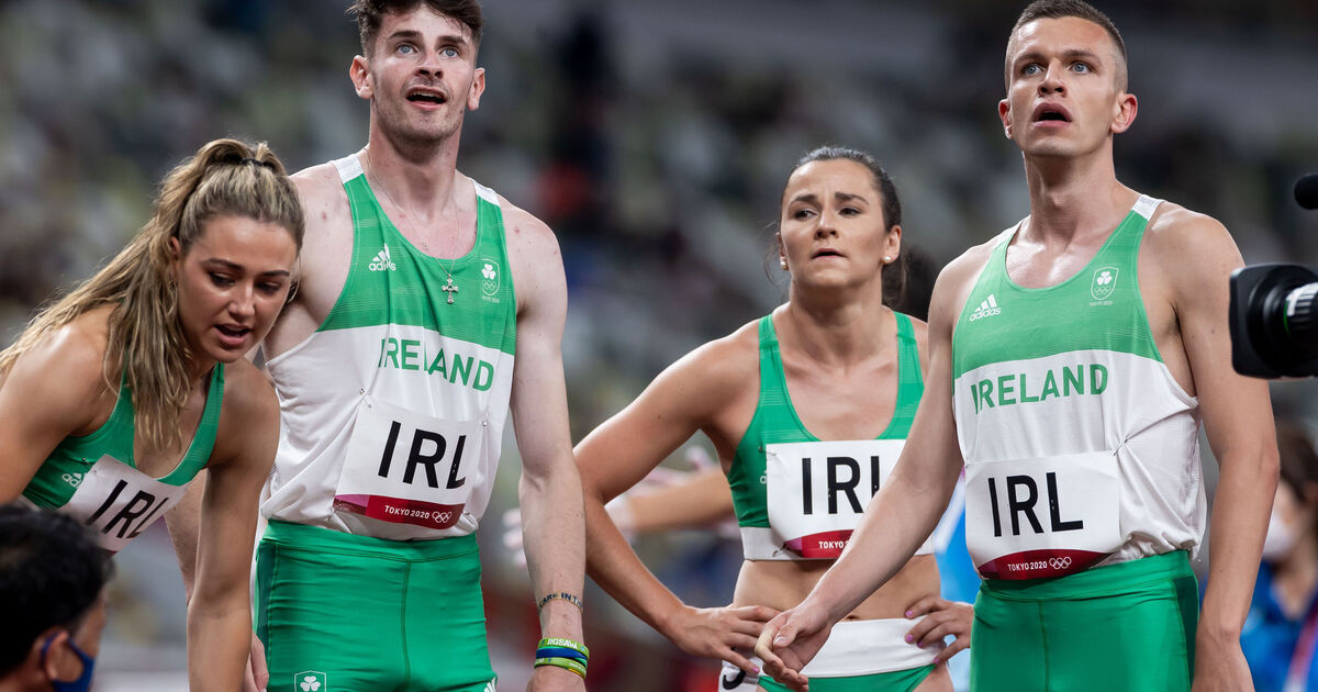 Ireland 'shatter national record' to reach mixed relay team Olympic ...