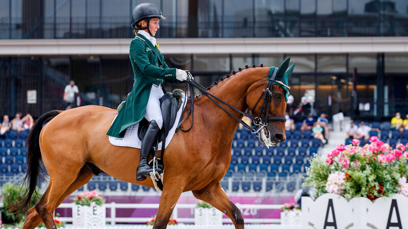 Irish eventing team in 13th place following opening dressage phase at ...