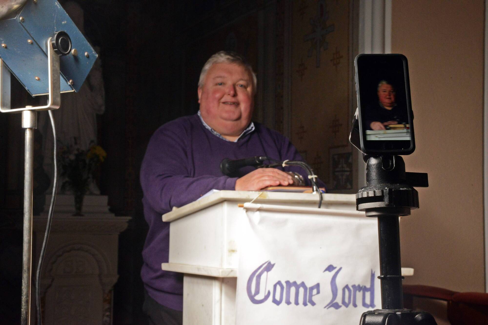 Watch: West Cork priest with incurable cancer bids emotional farewell ...