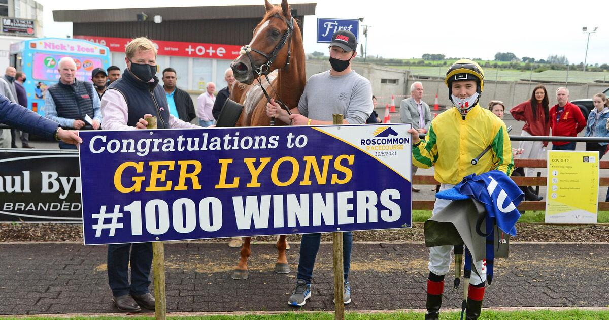 Ger Lyons hits landmark 1,000th career win with Roscommon success