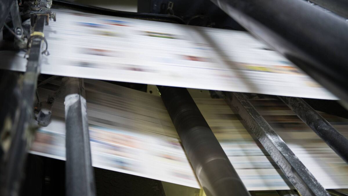 Newspaper Printing Gif