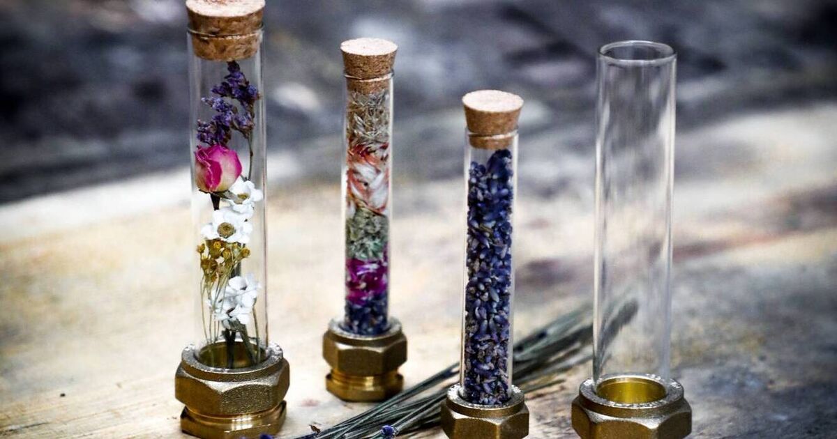 From science lab to sitting room, see the vases made from scrap