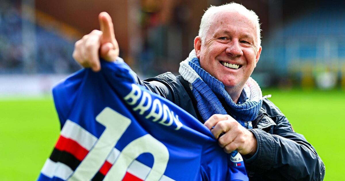 Liam Brady gets hero's welcome at Sampdoria: 'I'm not the nostalgic ...
