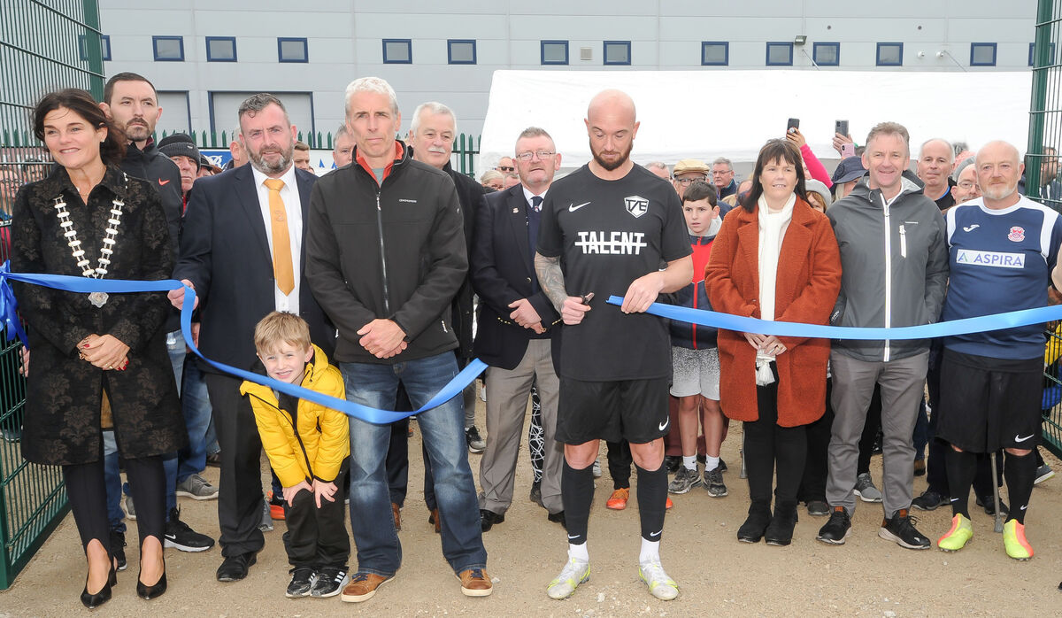Stars come out at Stephen Ireland Astro Turf - a 'beacon of unification ...
