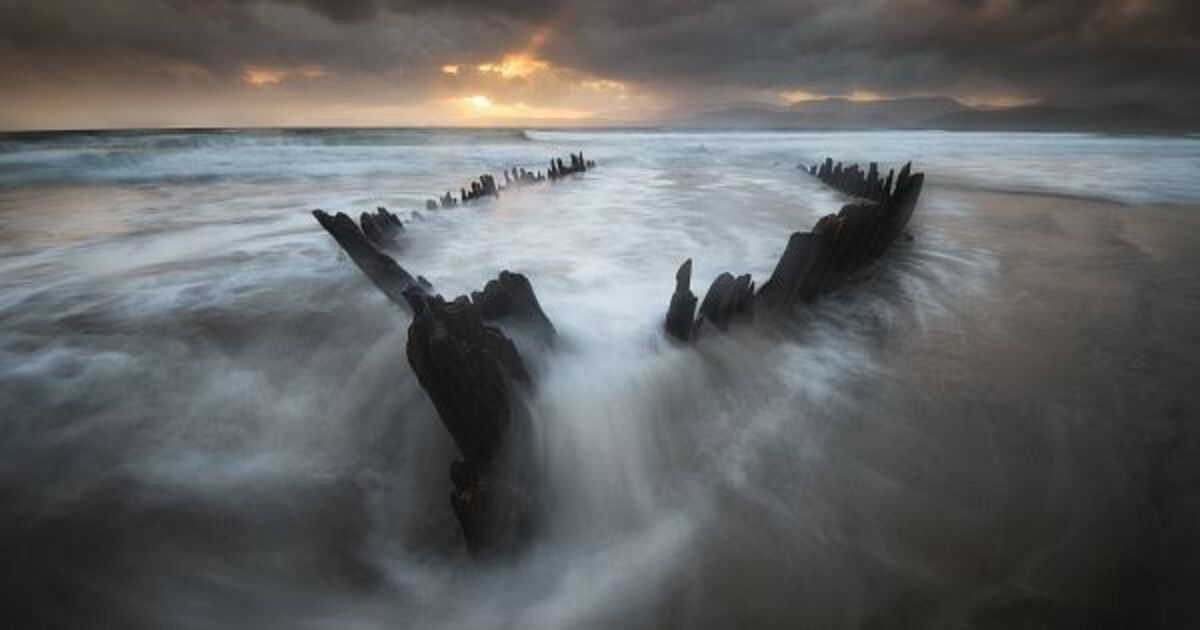 Photo shows power of storm on Kerry coast