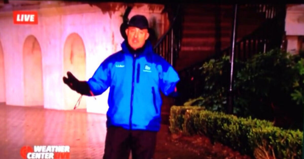 Live TV, a bad-ass weatherman, and groin-kicking: internet gold