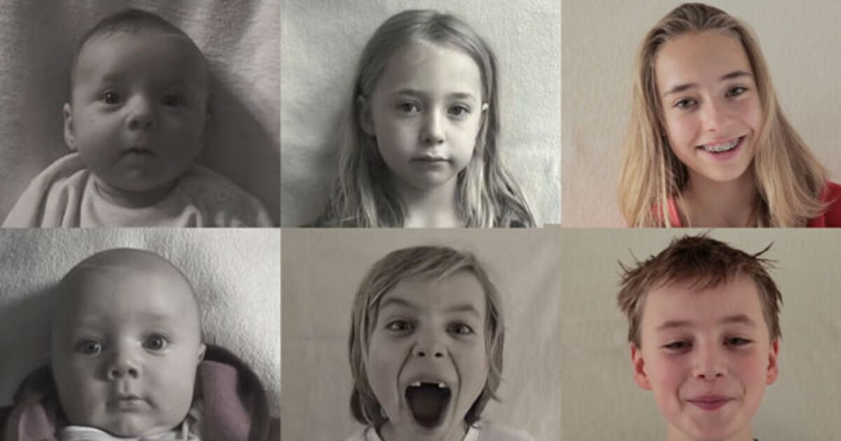 Watch baby Lotte grow up from zero to 14 in four minutes