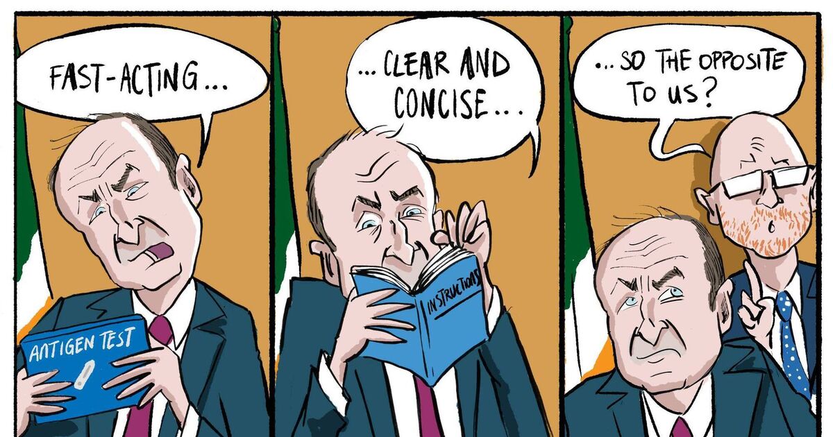 Harry Burton cartoon - Clear and concise messaging