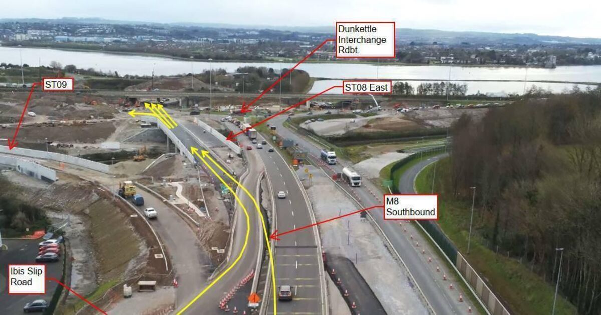 Watch: First new Dunkettle interchange flyover to open in days