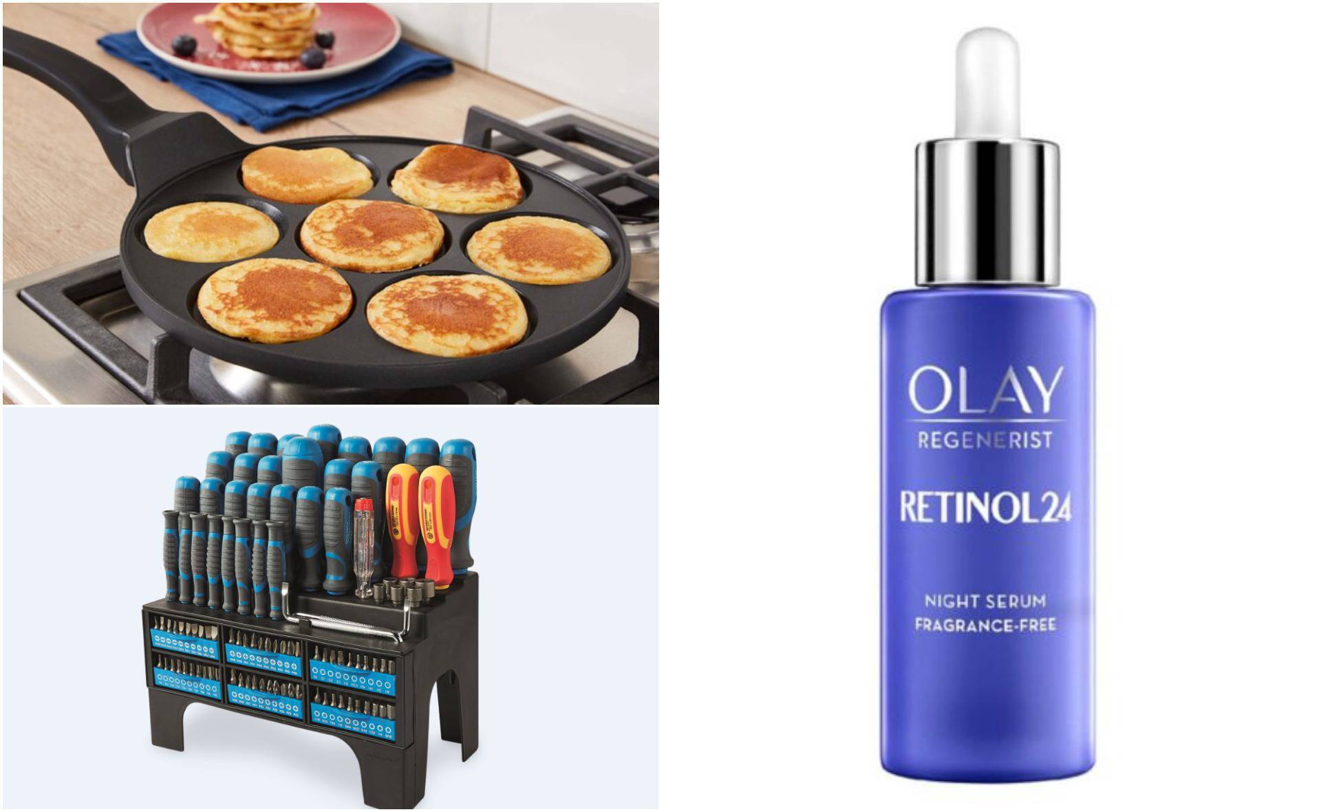 Bargain Hunter: Power tools, half price serums and a €12.99 pancake pan ...