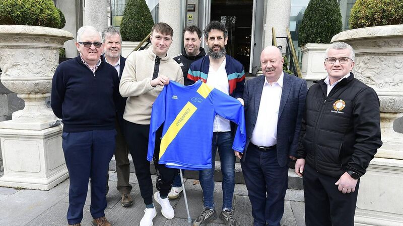 Paul Galvin teams up with Duhallow GAA for Ukrainian jersey