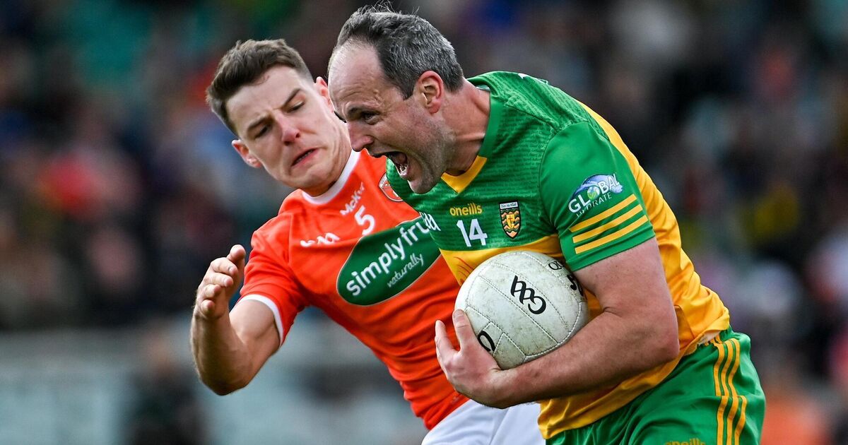 Diver: Michael Murphy no longer carries Donegal load on his own
