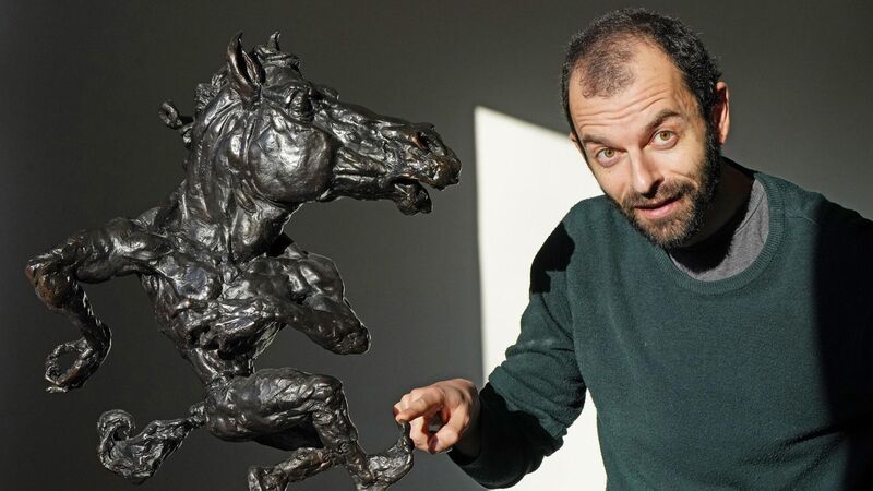 Púca sculpture finally finds a permanent home in the Burren
