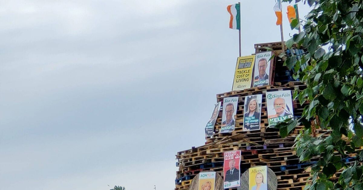 'This is not culture': Politicians hit out as election posters burnt in ...