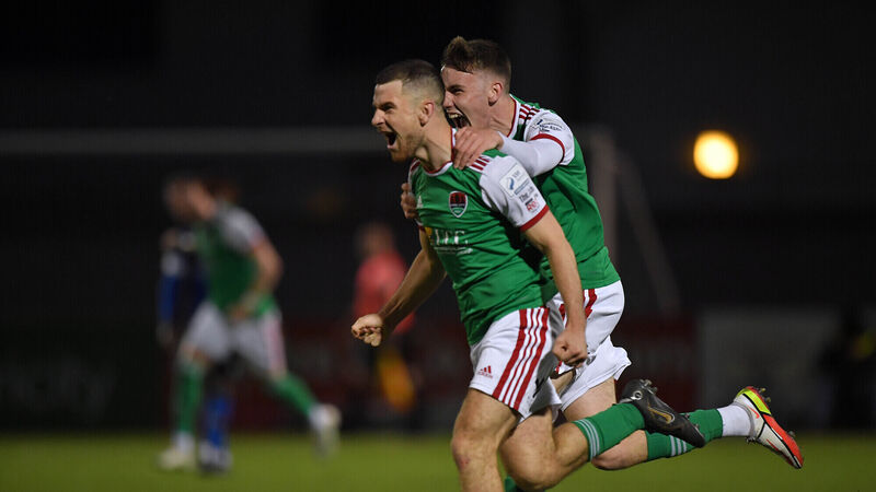 Aaron Bolger loving his football under the tutelage of Colin Healy