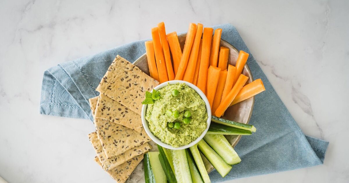 Pea and mint dip