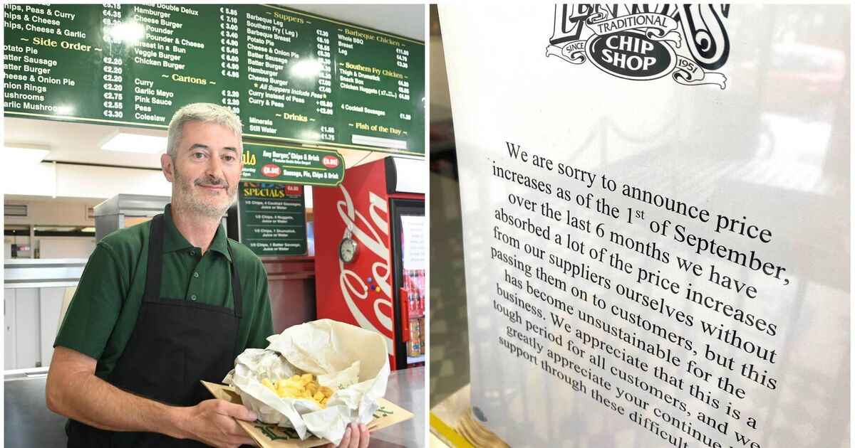 Cork's famous Jackie Lennox chipper feels the heat from rising energy ...