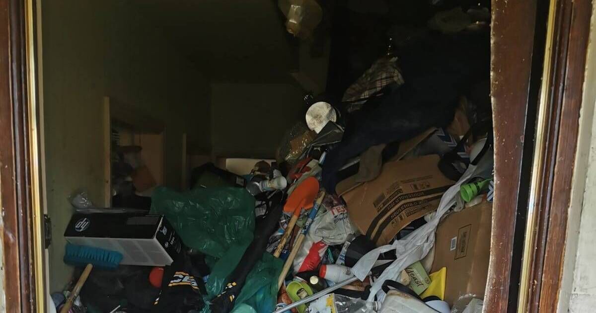 Man left trapped in his own home due to hoarding