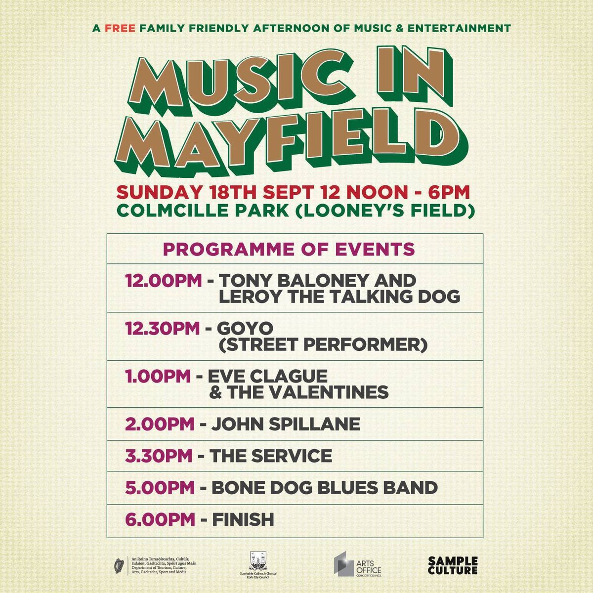 Music in Mayfield: Music and circus performers head to Colmcille Park ...