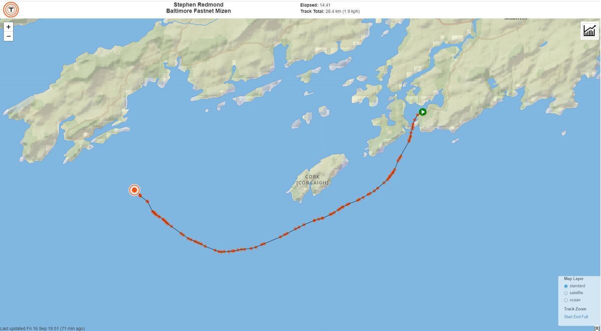 Steve Redmond falls agonisingly short of record-breaking West Cork swim