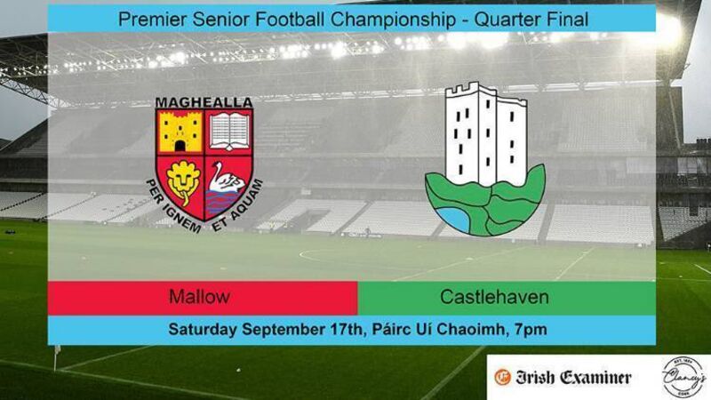 Watch: Mallow v Castlehaven, Cork Premier SFC quarter-final