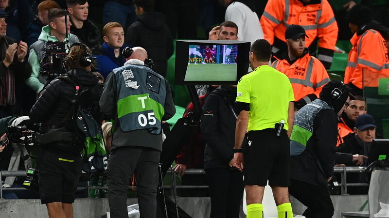 Crowd should not have seen Ireland's VAR incident, Uefa confirm