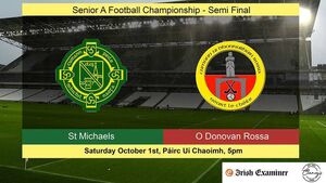 Watch Live: St Michael's v O'Donovan Rossa in Senior A semi