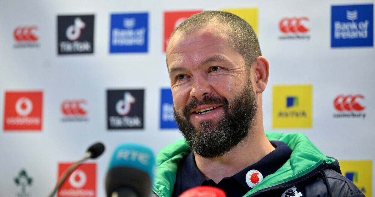 Andy Farrell: 'Joey Carbery is coming on nicely, he deserves his chance'