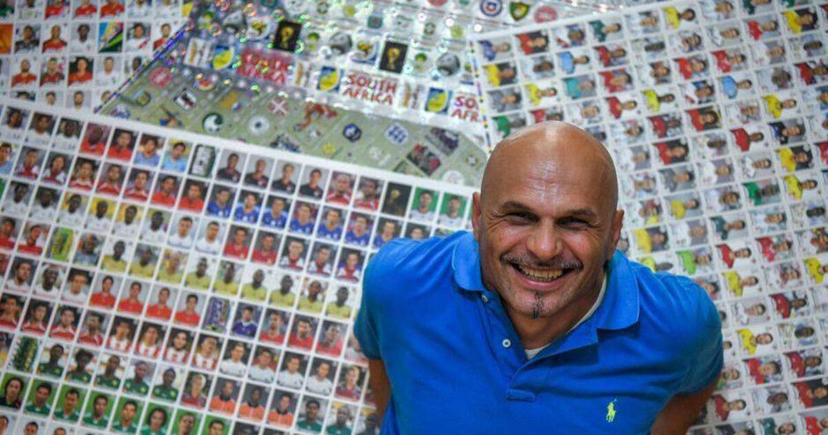 One of the world's biggest football sticker collections to be exhibited ...