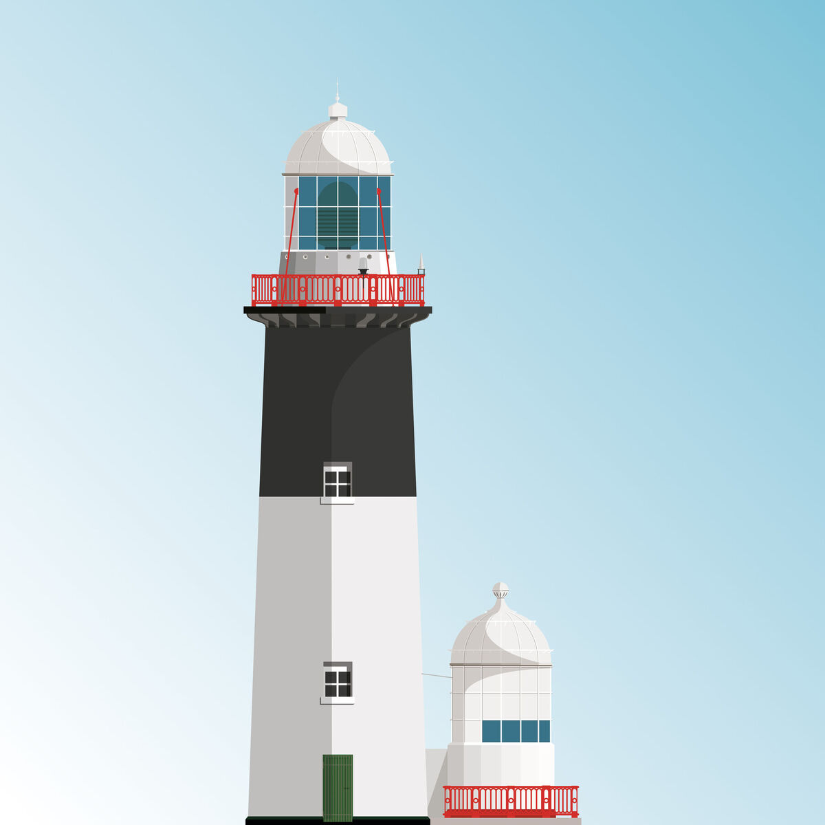 Designer creates Tintin-inspired prints of Irish lighthouses
