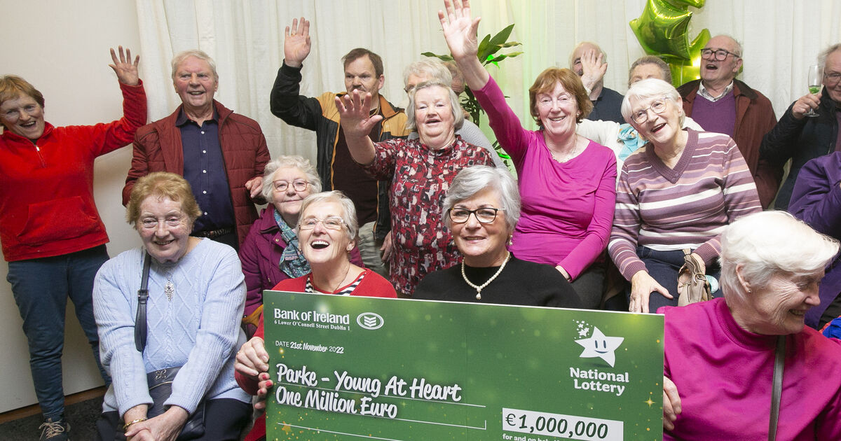 'We've won a big one!' Mayo retirement group claims €1m Lotto prize