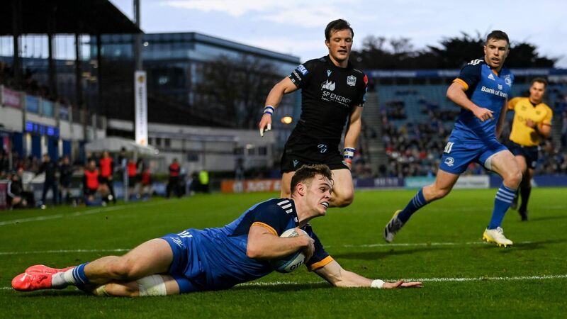 Academy graduate Rob Russell grabs hat-trick as Leinster shake off ...