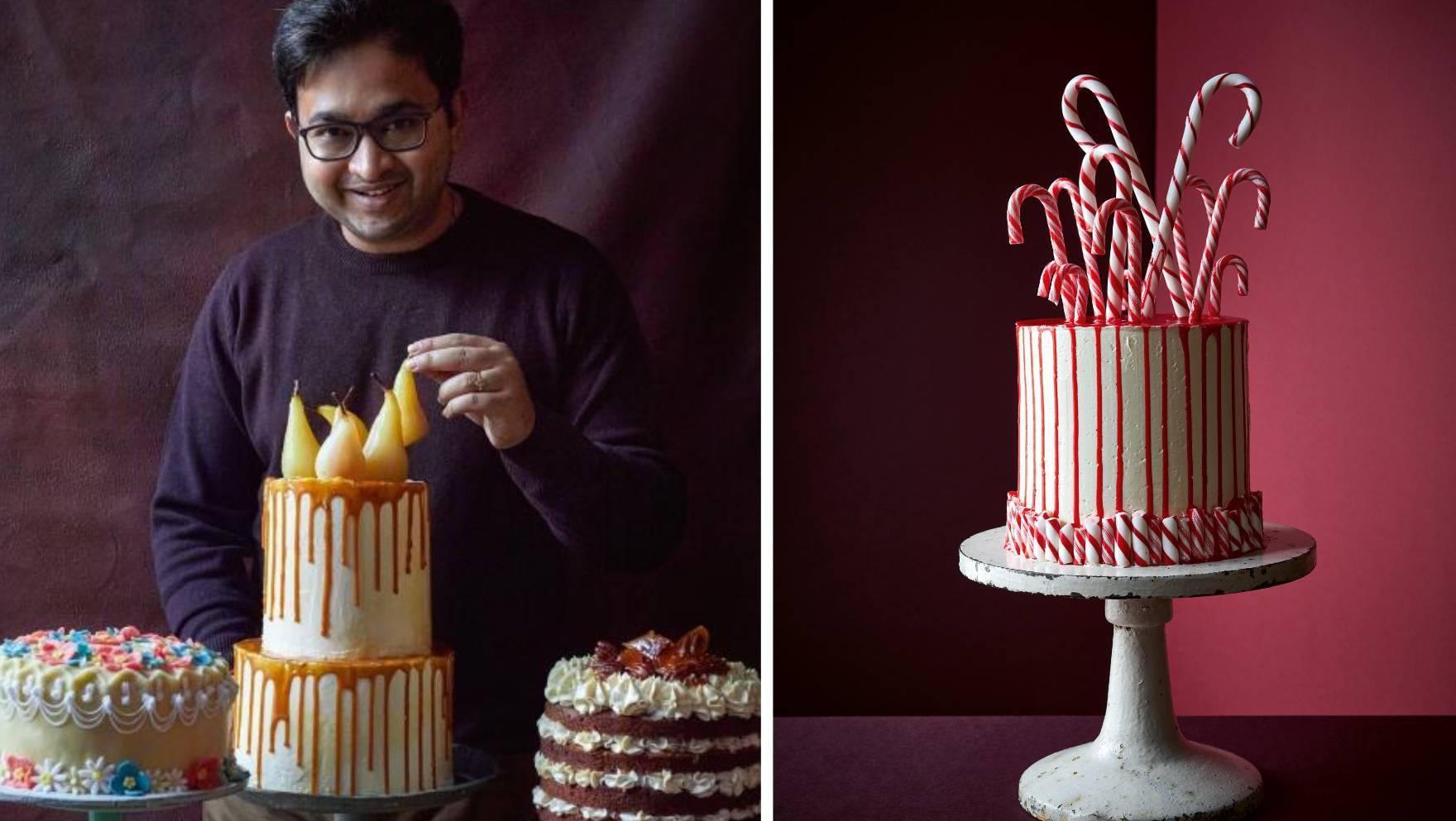 Rahul Mandal’s showstopping chocolate and mint candy cane cake recipe ...
