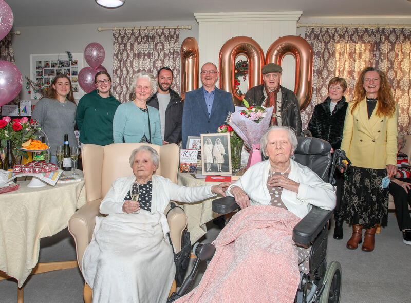 'Amazing day' as Cork identical twins celebrate 100th birthday