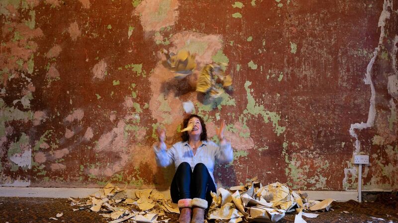 Cork artist decks the halls for the festive season in Douglas Street