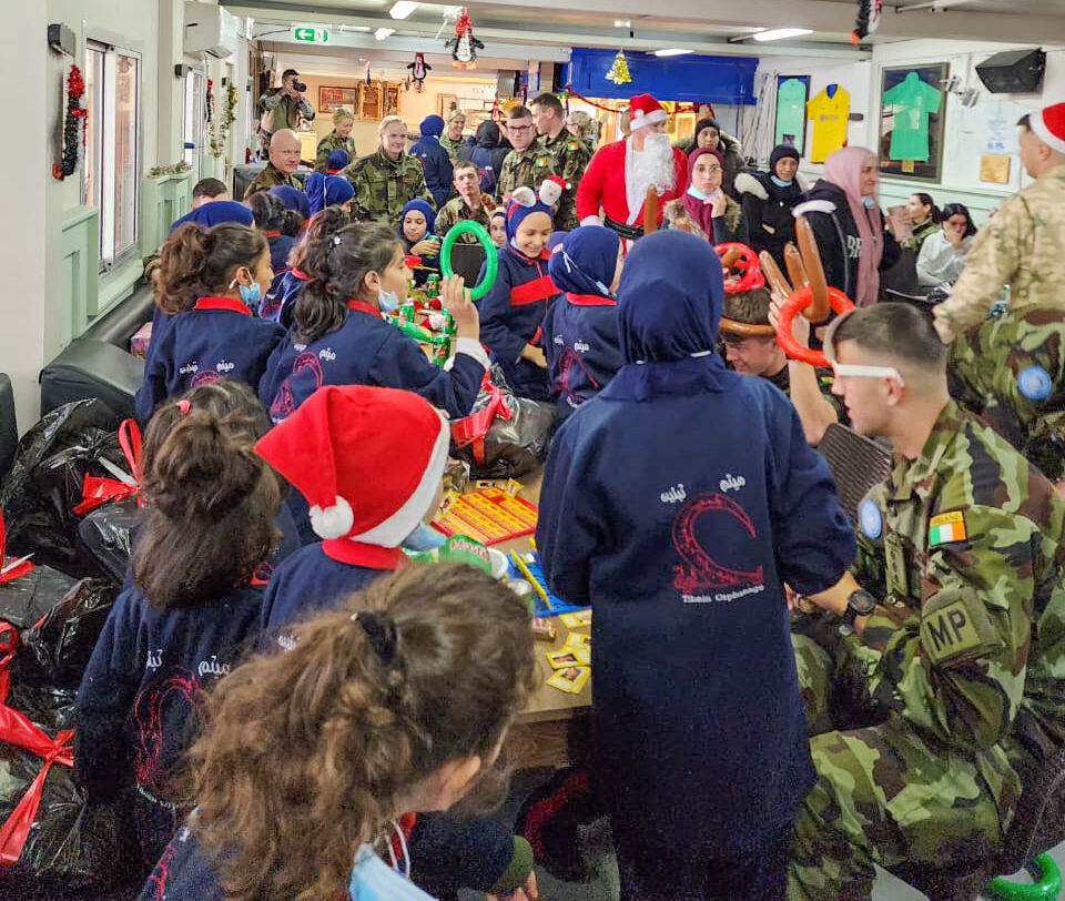 Orphans present wreath in honour of Seán Rooney at Camp Shamrock