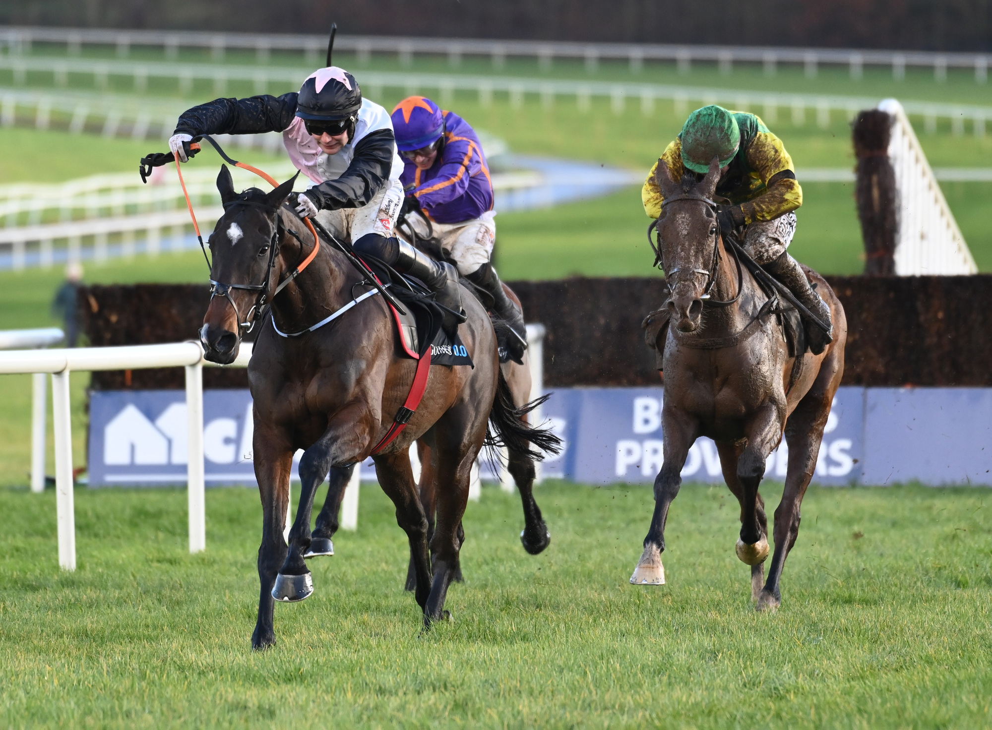 Gerri Colombe hands jockey Gainsford belated Christmas present with ...