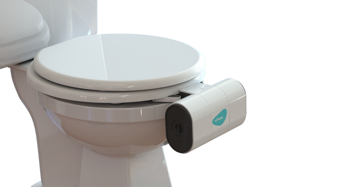 Smart toilet with built-in urine test and ring which monitors periods ...