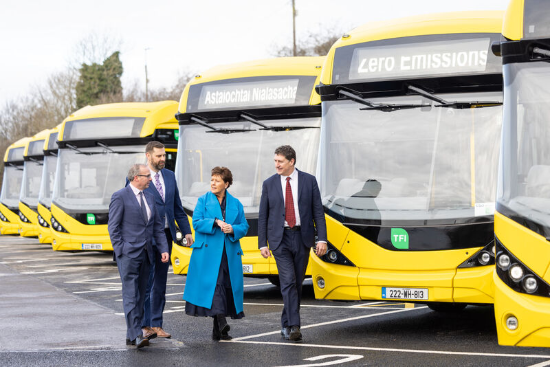 Ireland's first all-electric zero-emission bus route launched