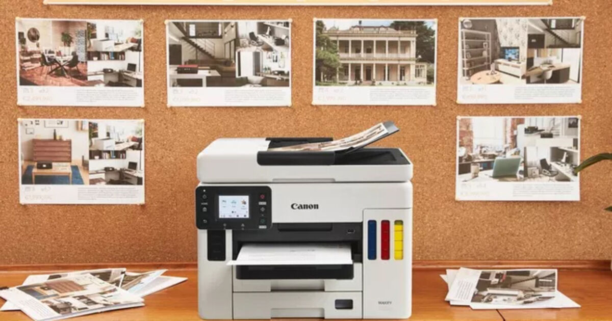 The Canon Maxify GX6050 3-in-1 colour inkjet printer: Big performance ...