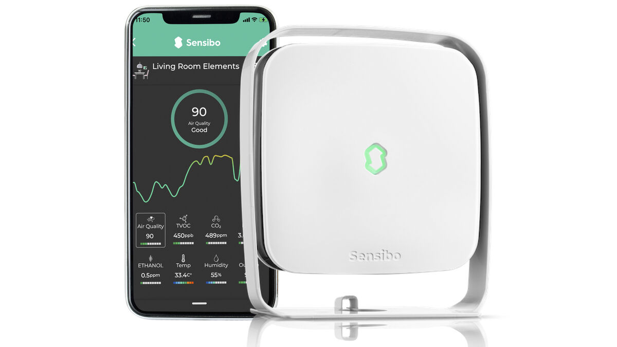 Breath easy with the Sensibo Elements air quality monitor