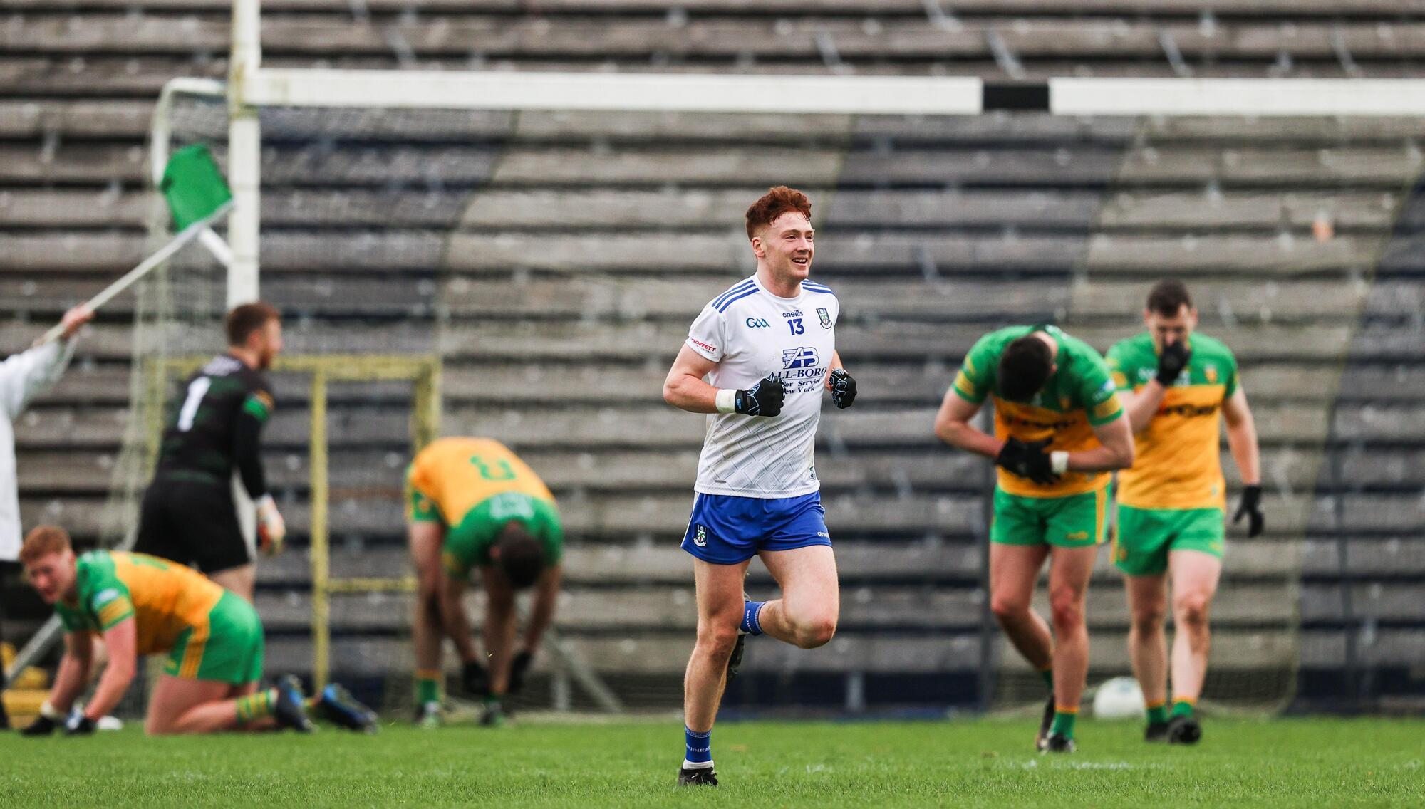 Patrick McBrearty blow for Donegal as Monaghan bag first win