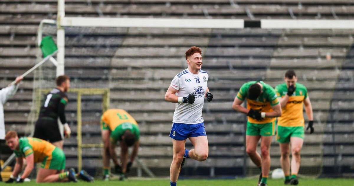 Patrick McBrearty blow for Donegal as Monaghan bag first win