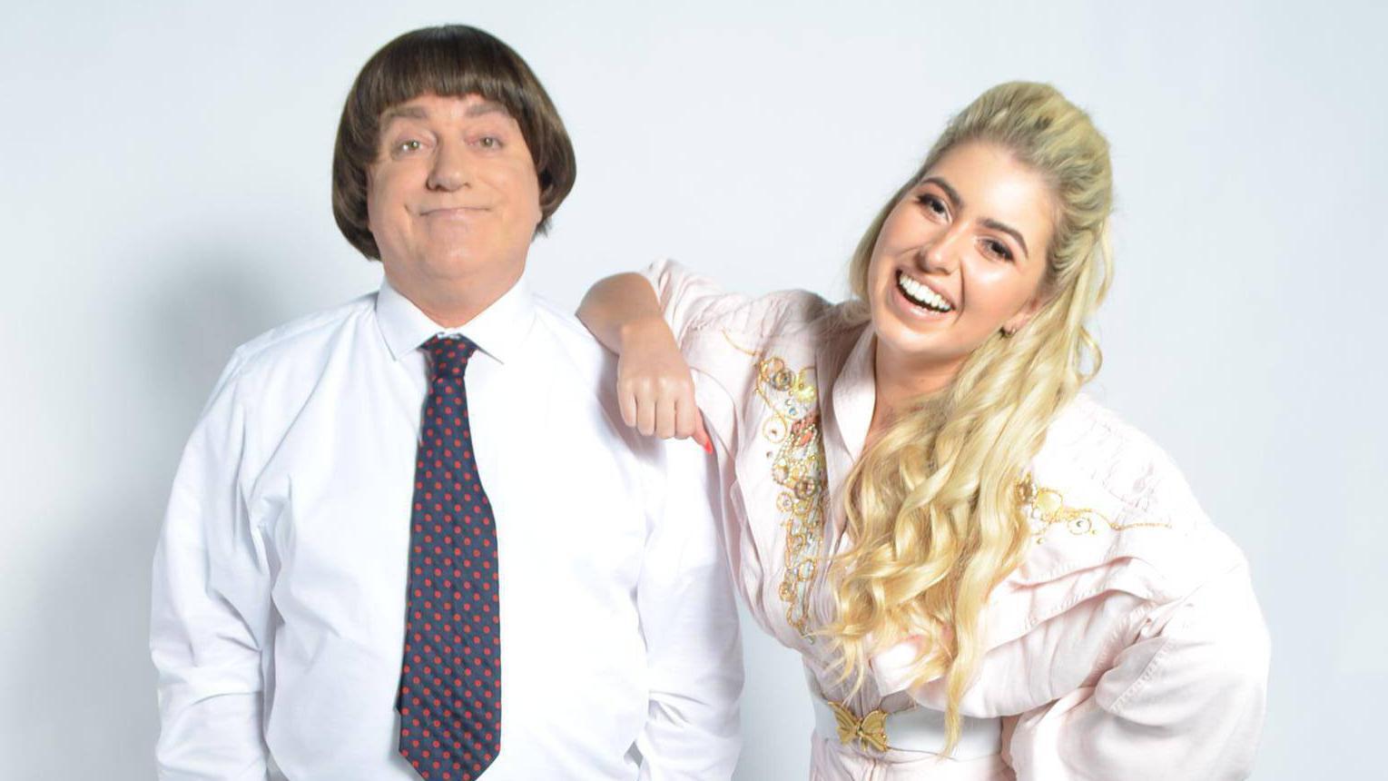 Family ties: Pat Shortt and daughter Faye double up on the laughs