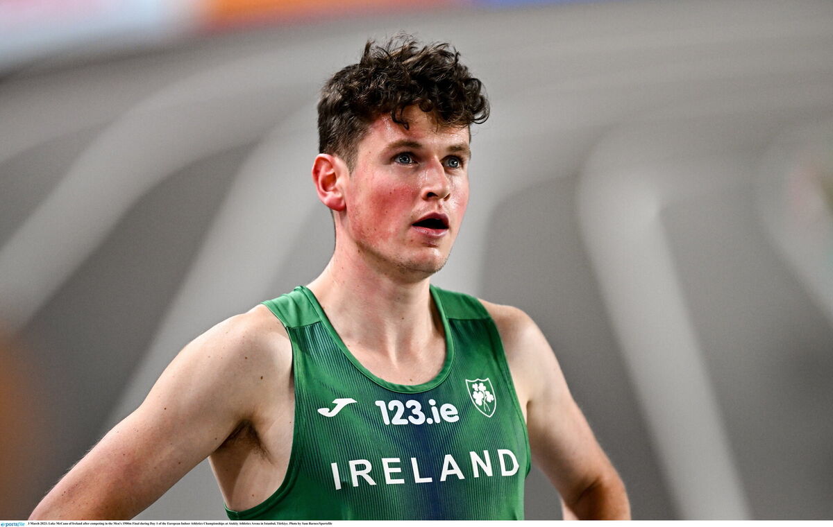 Disappointment for Luke McCann in European Indoor 1500m final