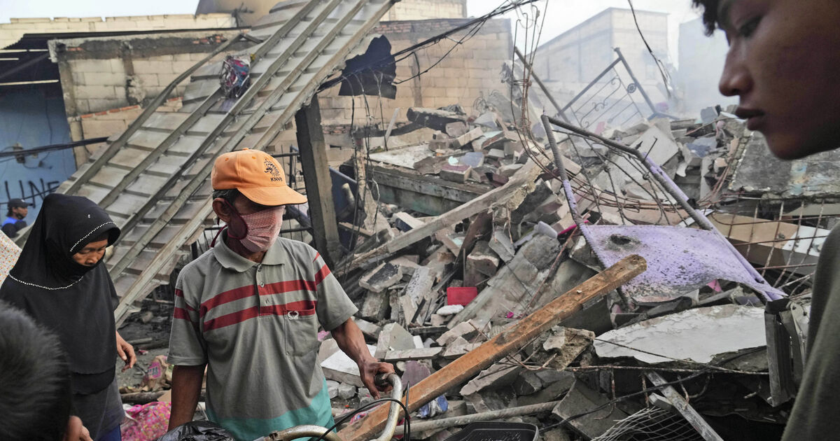 Search for survivors following deadly Indonesia fuel depot fire