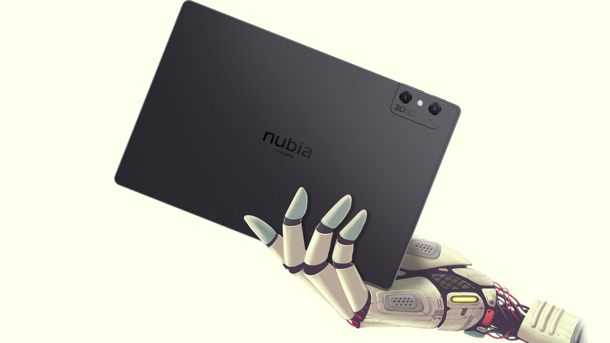 Nubia Pad 3D tablet can record a 3D view of the world